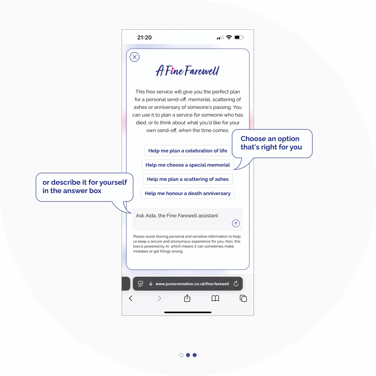 A Fine Farewell: Free send-off Planner | Pure Cremation™